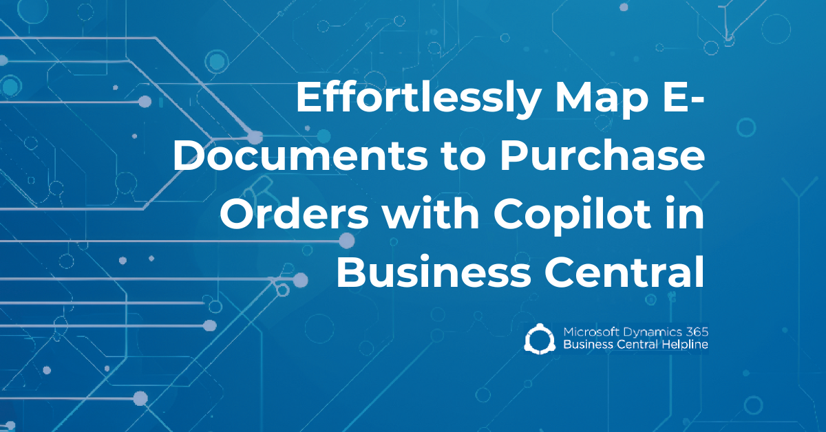 Blogs | Microsoft Dynamics 365 Business Central Helpline