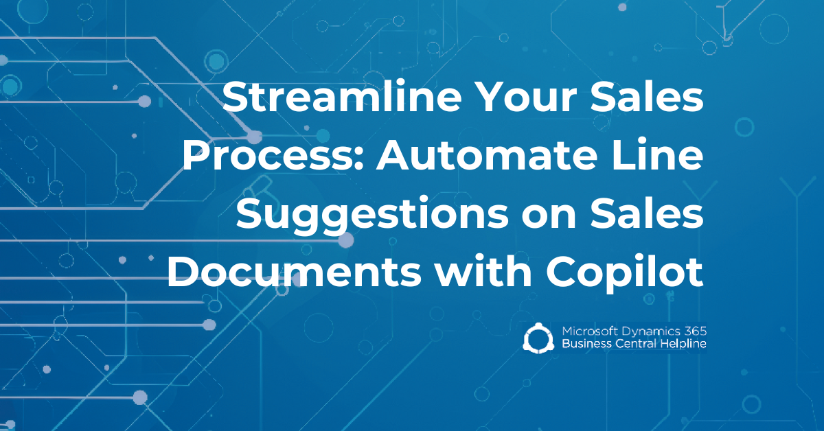 Blogs | Microsoft Dynamics 365 Business Central Helpline