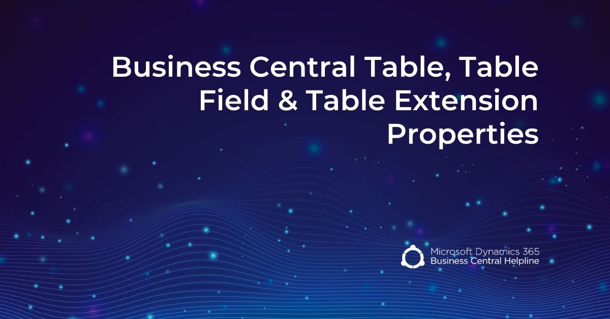 Blogs | Microsoft Dynamics 365 Business Central Helpline